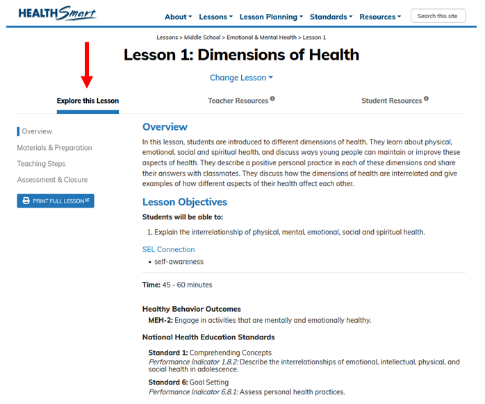 Teacher Guide: Using HealthSmart with Google Classroom Version 1